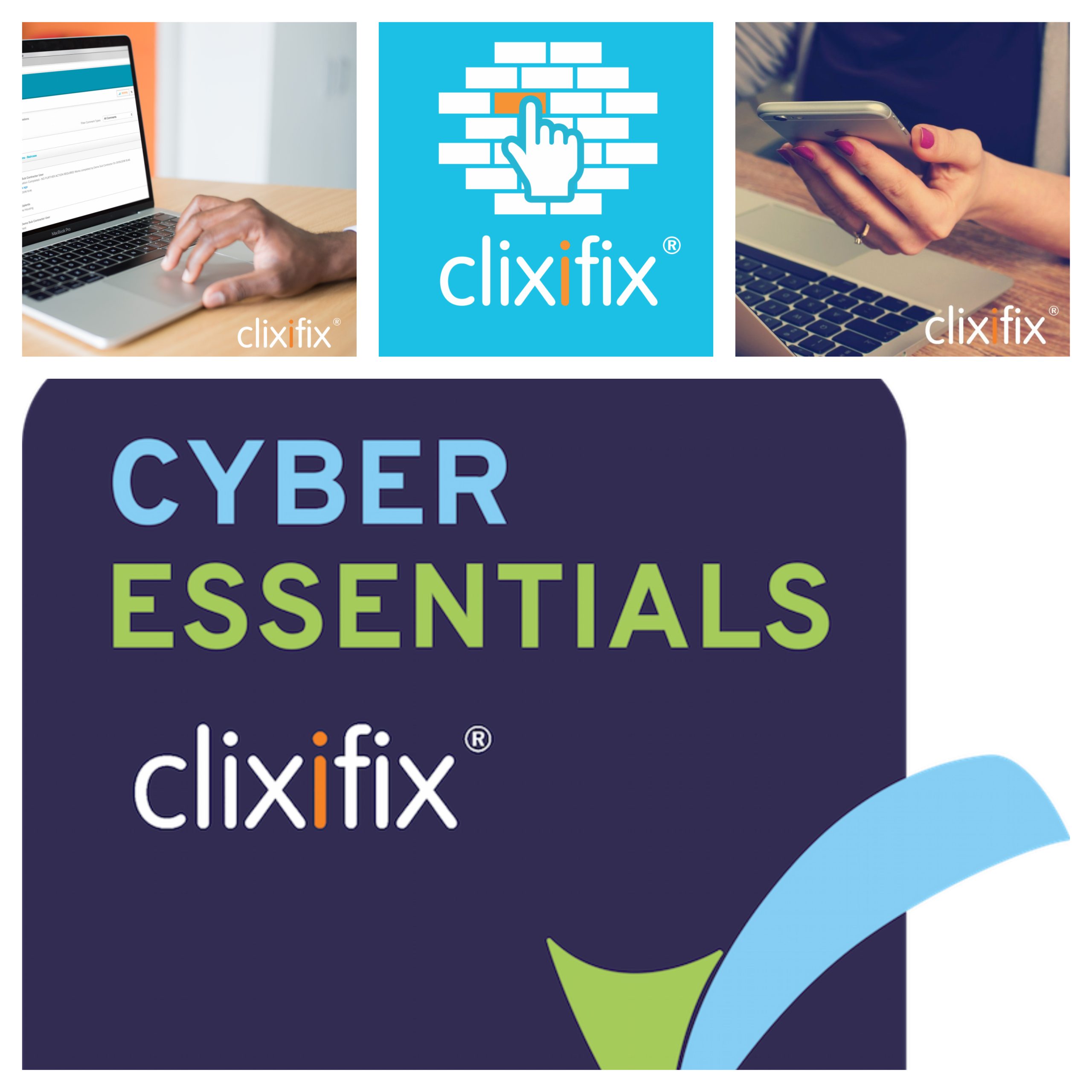 Cyber Essentials and clixifix® Customer Care software. | Clixifix